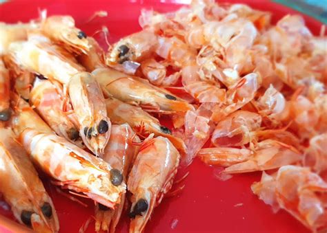 Easy Prawn Head And Shell Stock