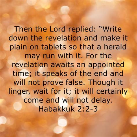 Habakkuk 2 2 3