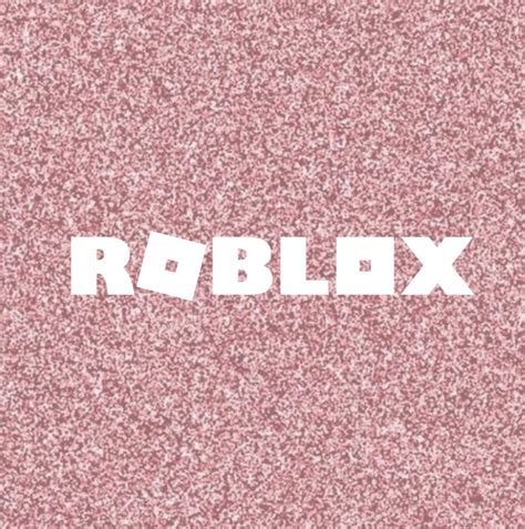 Sparkly Pink Roblox App Cover Design