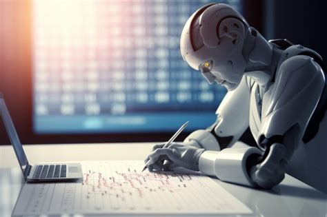 Premium Photo Xai Robot Arm Ai Analyzing Mathematics For Mechanized Industry Problem Solving