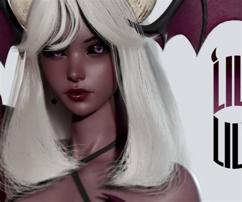 Artstation Succubus Sisters Game Assets