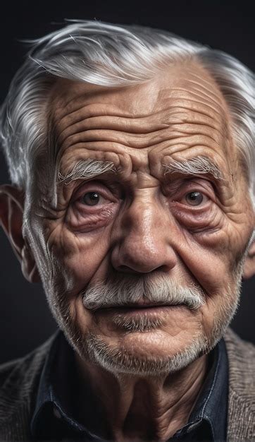 Premium Photo Portrait Of A Senior Old Black African American Man