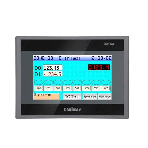 2 Rs485 Com Integrated Hmi Plc Rechargeable Battery Max 12ai 8ao Rs