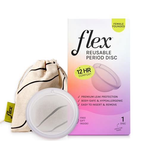 Flex Reusable Disc Reusable Menstrual Disc Tampon Pad And Cup