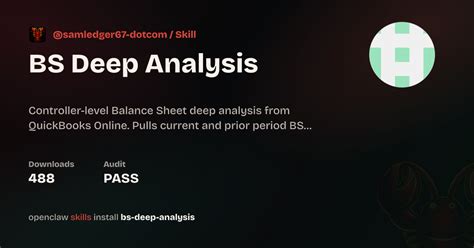 Bs Deep Analysis — Clawhub