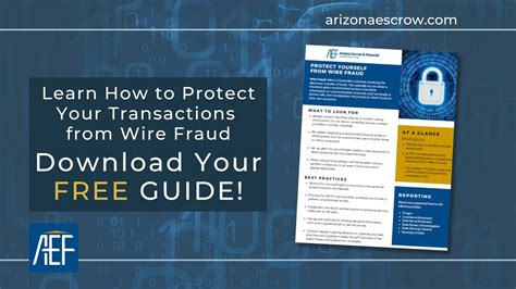 Wire Fraud Prevention Arizona Escrow