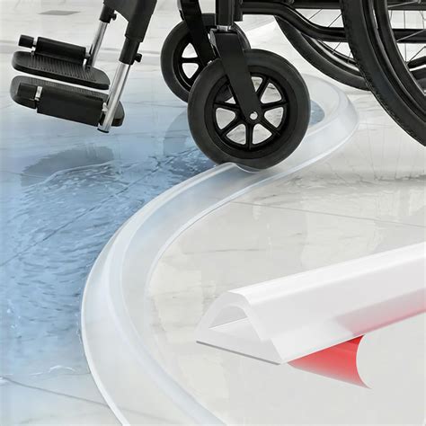 Jobon Shower Threshold Water Dam Guard 98 Inch