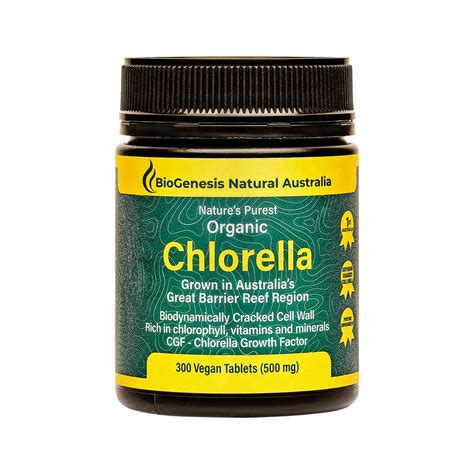 Biogenesis Chlorella 500mg Tablets 10 Off Rrp Australian Vitamins