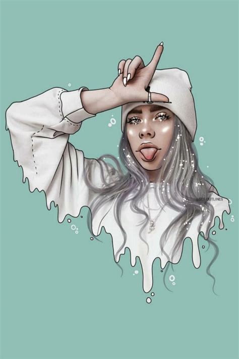 Billie Eilish Drawings Wallpapers Wallpaper Cave