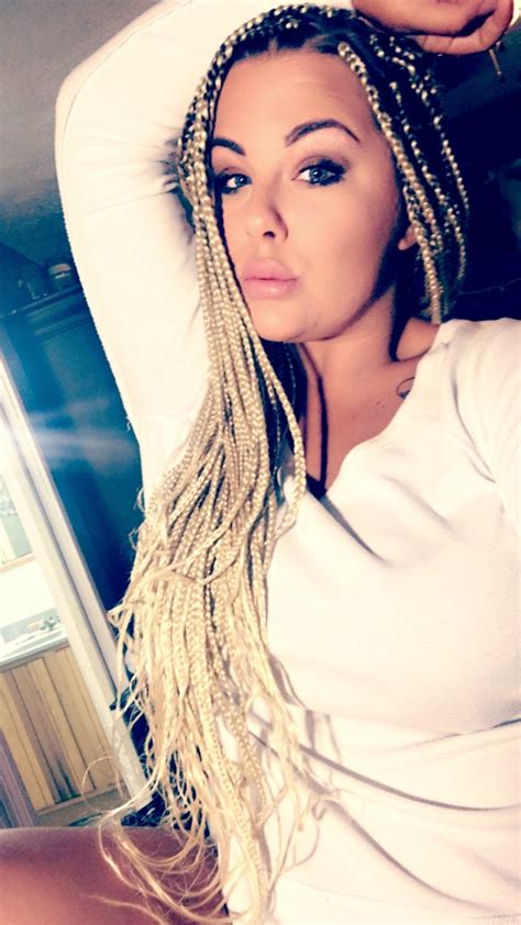 White Girl Box Braids Blonde Long 613 Micro Braids Hairstyles