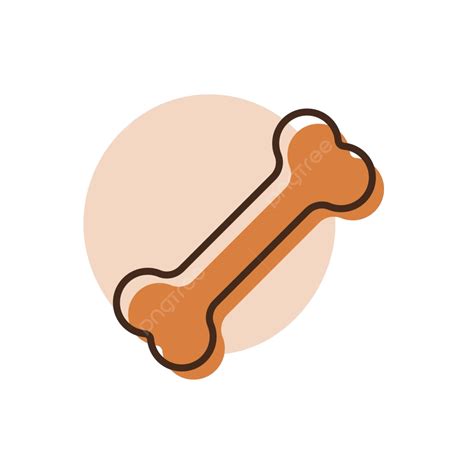 Dog Bone Vector Icon Pet Animal Sign Crunchy Creative Puppy Vector