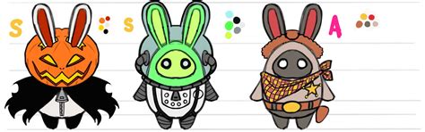 Costume Idea Lineup 2 Bangboo Art Contest By Sh1rayuk1 On Deviantart