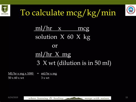 Drug Calculation And Dilution Pptx