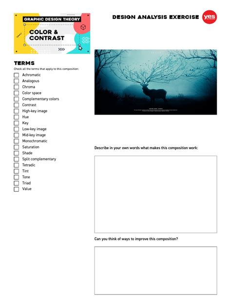Gdt Color Analysis Worksheet All Examples Pdf Pdf Hue Optics