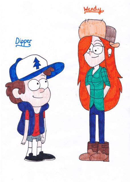 Gravity Falls Dipper And Wendy By Gravityfallsgirl On Deviantart