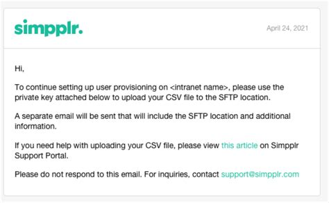 CSV User Provisioning Deprovisioning And Syncing Instructions Simpplr