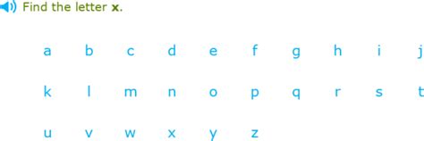 Ixl Find The Letter In The Alphabet Lowercase Pre K Language Arts