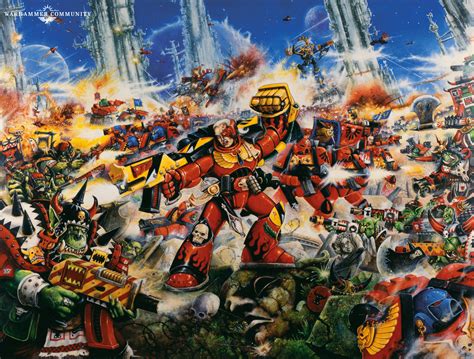 Warhammer Art Through The Years Space Marines