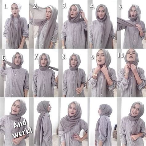 Tutorial Hijab Segitiga | Simple hijab tutorial, Hijab fashion, Simple hijab