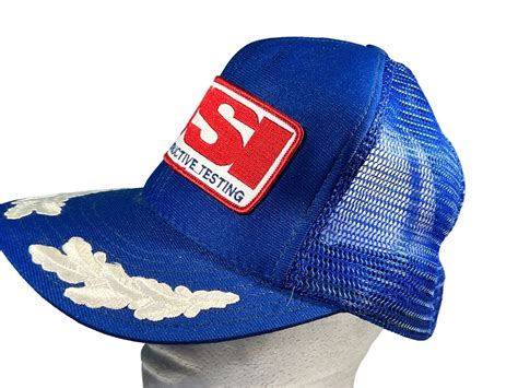 Vintage Usi Nondestructive Testing Patch Logo Blue Tr… Gem