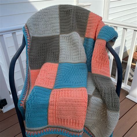 Front Post Crochet Square Free Pattern Simply Melanie Jane