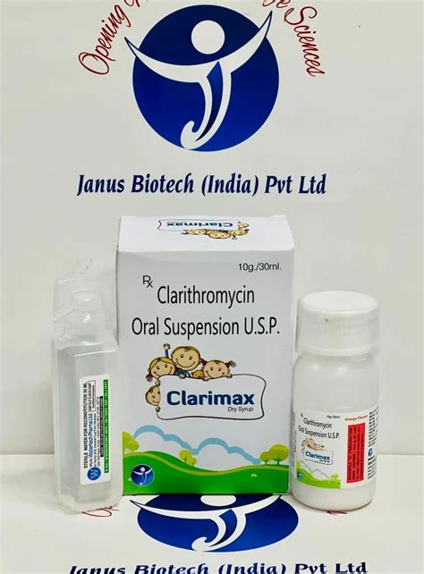 125mg Clarimax Clarithromycin Dry Syrup Packaging Size 30 Ml At ₹ 35