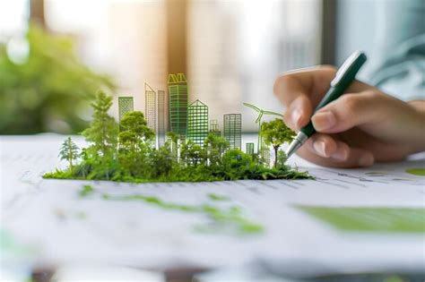 Planificador urbano que implementa estrategias sostenibles para el desarrollo urbano ecológico ...