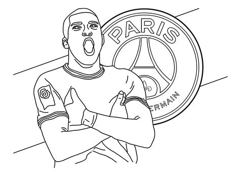 30 Kylian Mbappé Coloring Pages Free Printable Pdf And Online Coloring Kleurplaten Tekenen