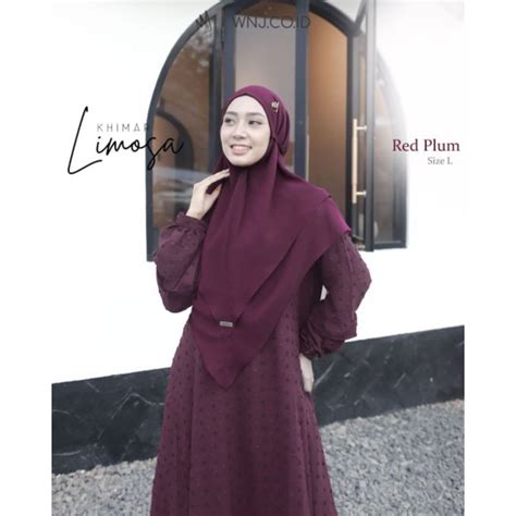 Jual Khimar Limosa Original Wnj Bergo Bertali Shopee Indonesia