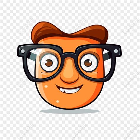 Clip Art Occhiali Da Nerd Set Di Personaggio Dei Cartoni Animati Nerd