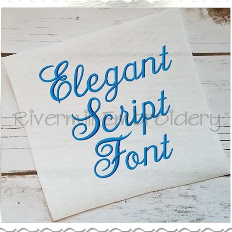 Edwardian Script Machine Embroidery Font Monogram Alphabet 3 Etsy