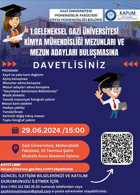 1 Geleneksel Gazi Kimya Mühendisliği Mezunları Ve Mezun Adayları Buluşması Kimya Mühendisliği