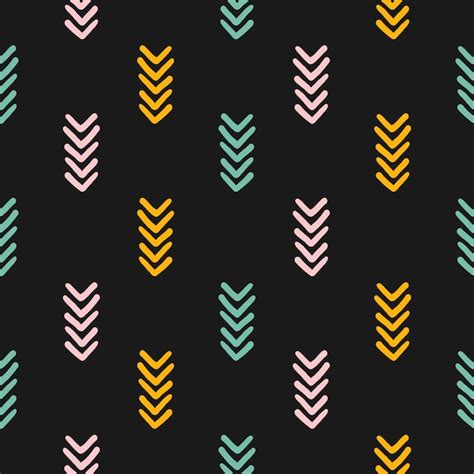 Premium Vector Seamless Pattern With Colorful Arrow