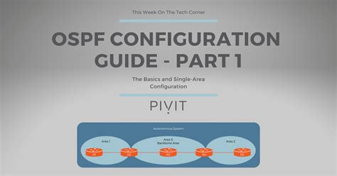 Ospf Configuration Part 1 The Basics And Single Area Configuration