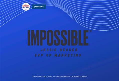Jessie Becker Svp Marketing At Impossible Foods Knowledge At Wharton