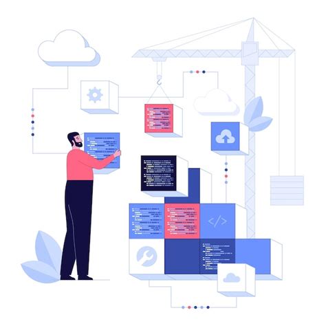 Premium Vector Back End Development Abstract Concept Illustration