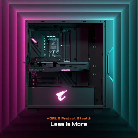 Gigabytes Project Stealth Computer Assembly Kit Leads To Sleek System