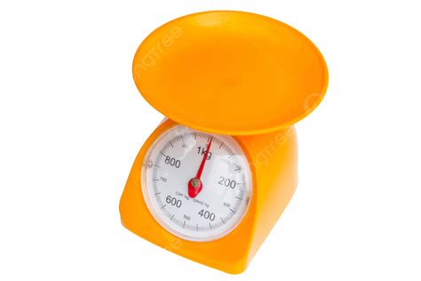 Kitchen Scale Single Object Weight Isolated On White Weight Scale