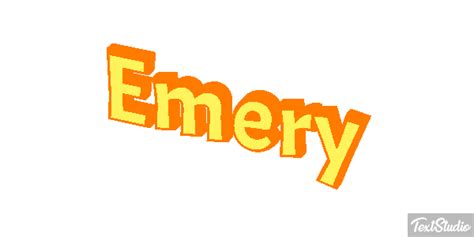 Emery Nombre Diseños De Logotipos  Animados