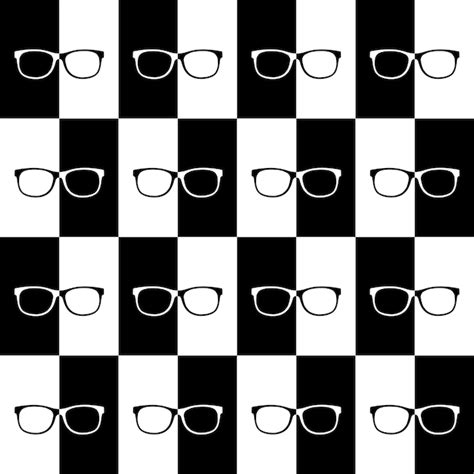 Premium Vector Very Beautiful Glasses Seamless Pattern Design For Decorating Website