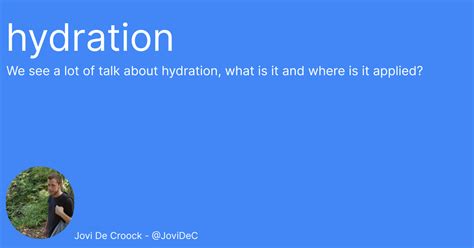 Hydration In Preact