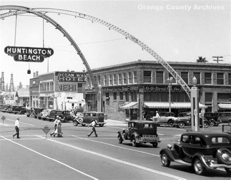 Ocean Ave Pch At Main St Huntington Beach 1930s Huntington