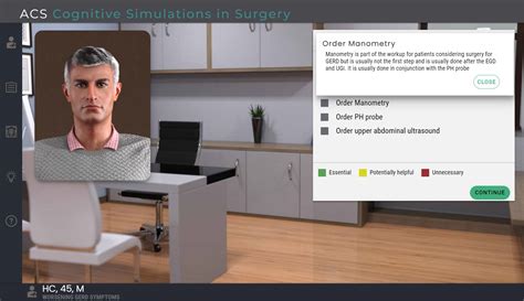 Acs Cognitive Simulations Cases Essential To Surgical Practice Acs