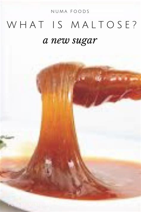 Maltose A Healthier Alternative To Sugar