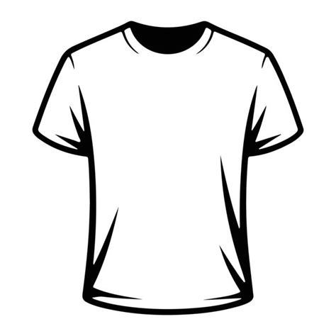 T Shirt Outline Vector Art Icons And Graphics For Free Download