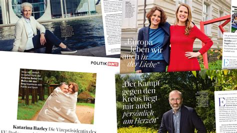 Barleys Baum Und Webers Bart Eu Politiker Menscheln In Bunte