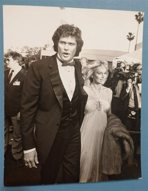 David Hasselhoff And Catherine Hickland Ron Galella Orig 1984 Photo