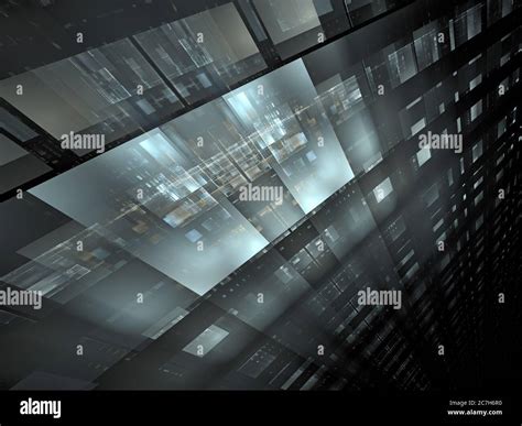 Fractal City Design 3 Dimensional Graphic Design Structures For The Subjects Of Technology