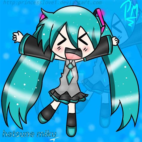 Hatsune Miku Chibi By Princesslove1 On Deviantart