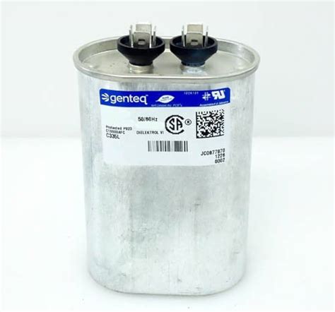 Ge Genteq Capacitor Dual Run Round 20 15 Uf Mfd 370 Volt 53 Off